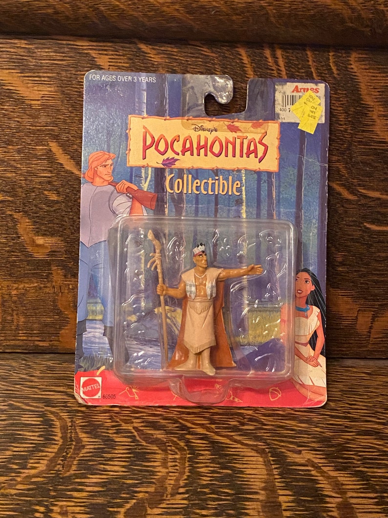 90’s Mattel Pocahontas Figure Character Chief NOS - Etsy