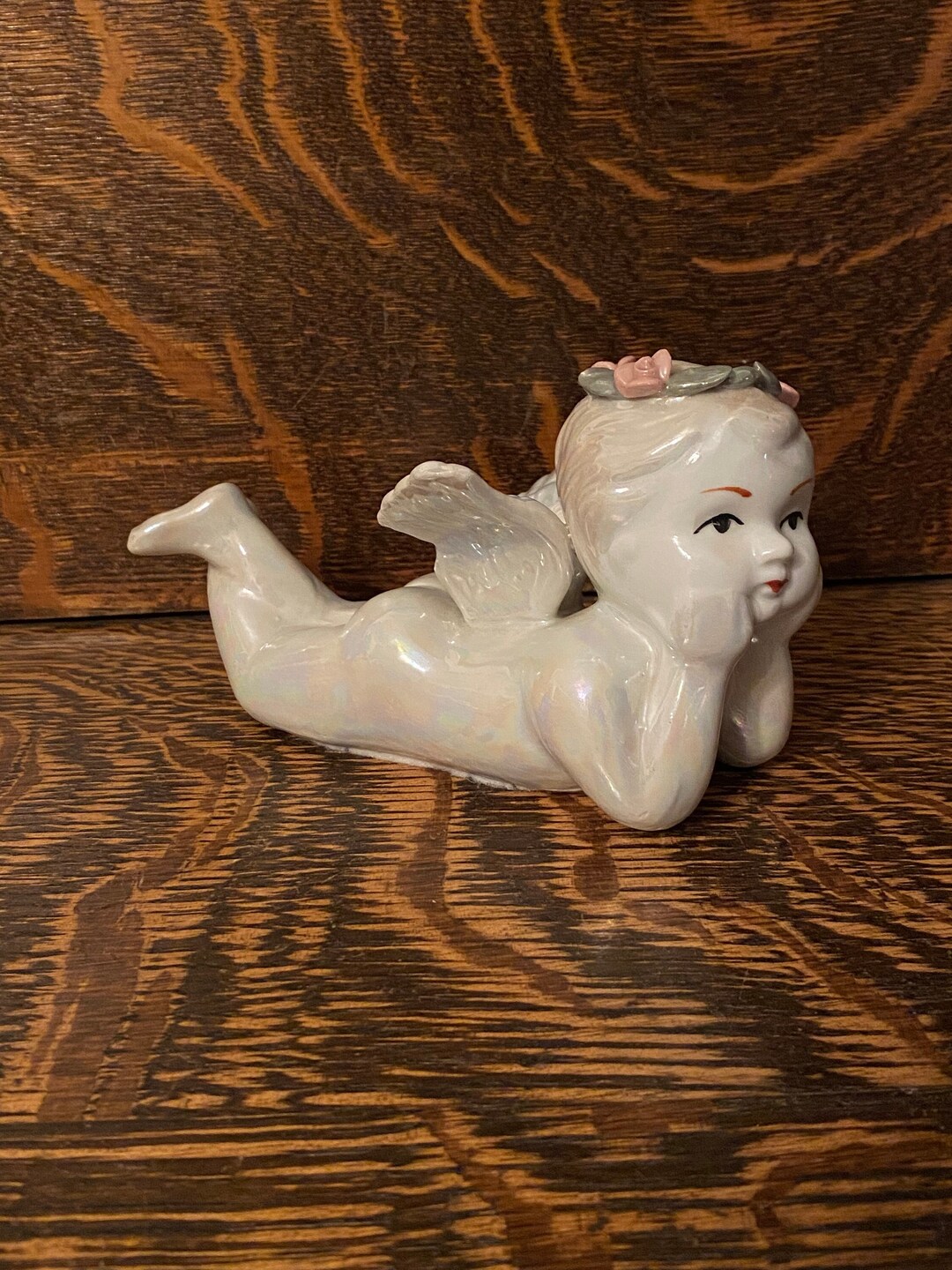 Kitsch Angel Figurine King Import Warehouse Vintage High Gloss ...