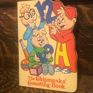 Vintage Alvin and the Chipmunks 1984 the Chipmunks’ Counting Book Random House - Etsy