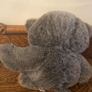 Rare Vintage Eaton’s Teddy Bear Jumbo Plush Salt & Pepper Faux Fur Bear ...