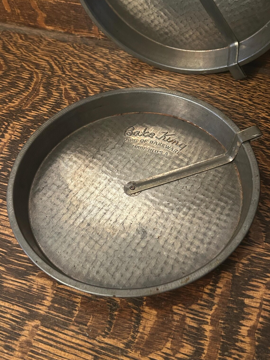 Vintage Bake King Easy Release Cake Pans Release Slider Metal Cake Pans ...
