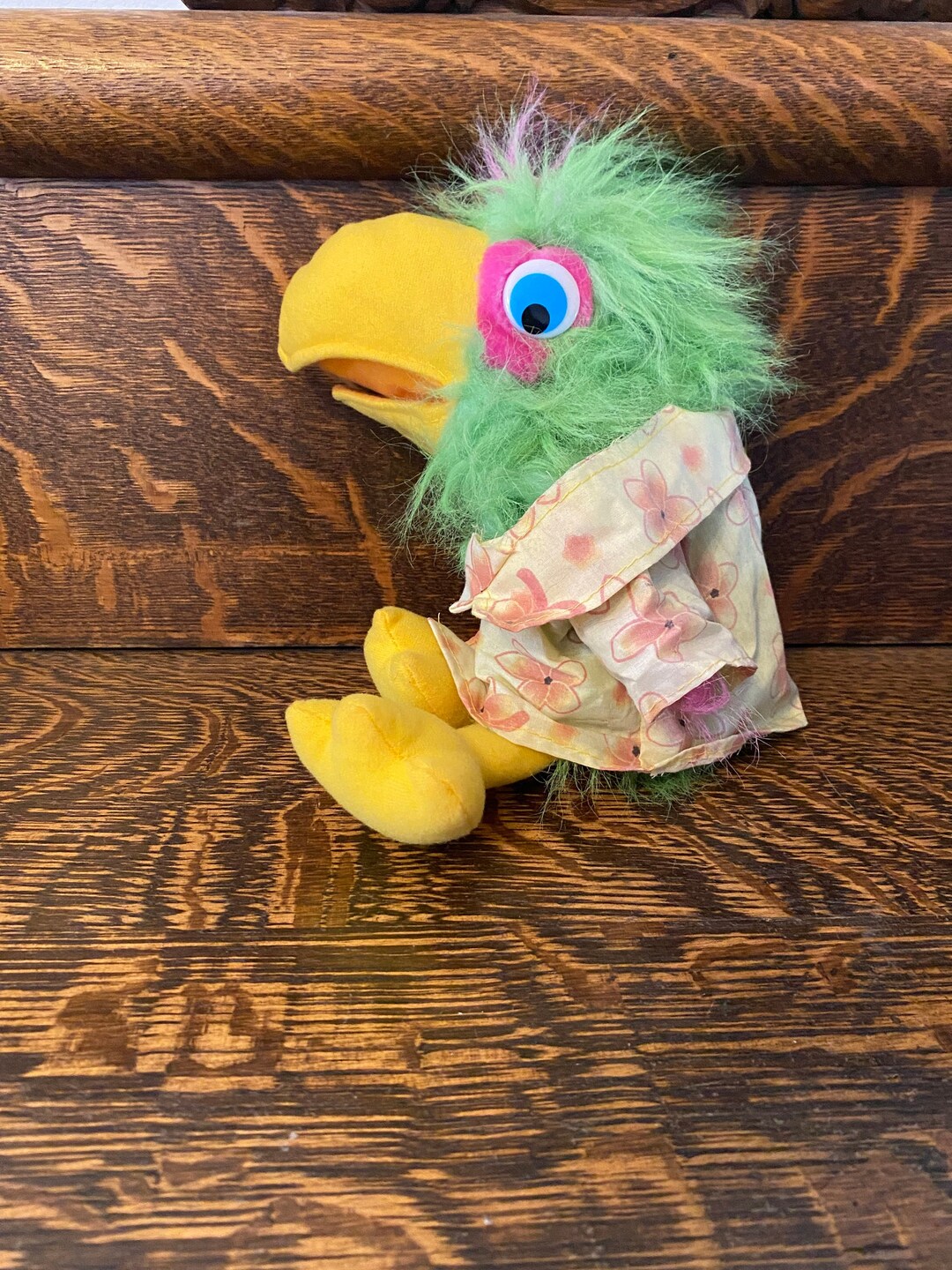 Vintage Bird Bums Hand Puppet Squawking Bird With Mouth Squeaker - Etsy
