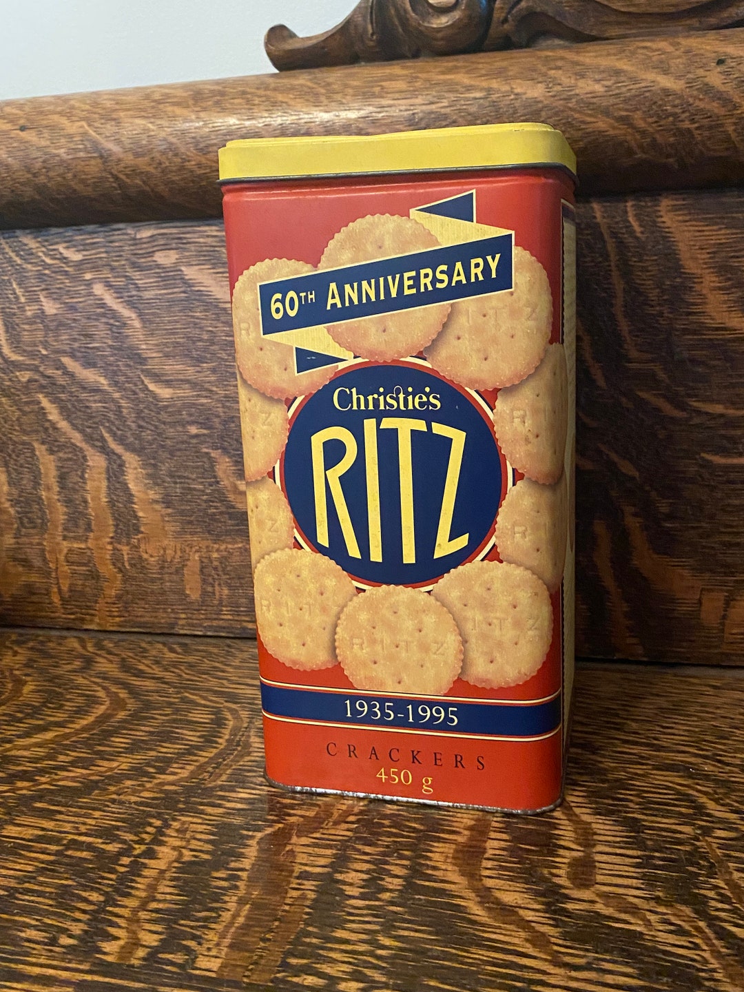 Vintage Nabisco Christie Ritz Crackers Advertisement Tin Farmhouse ...