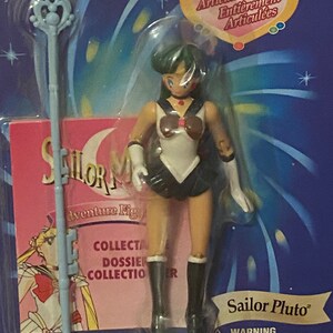 Vintage Sailor Moon Doll Articulated Adventure Action Figure Sailor Pluto 1997 Irwin Toys - Etsy