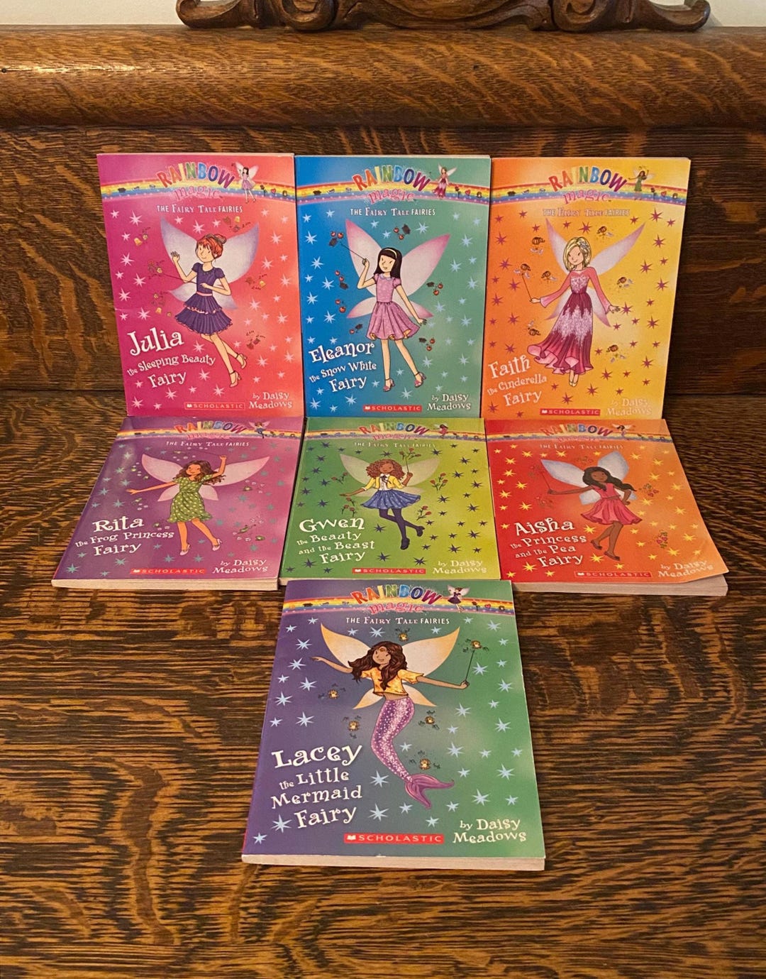 Rainbow Magic the Fairy Tale Fairies Book Collection Books #1-7 Daisy ...
