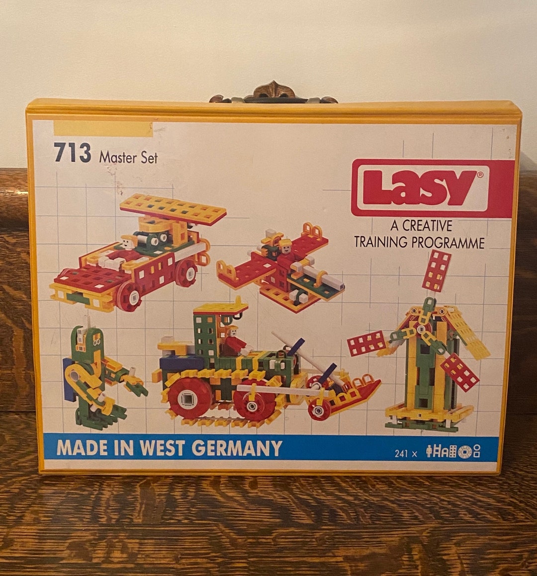 Vintage Lasy West Germany Toy Building & Construction Set 1989 Lasy ...