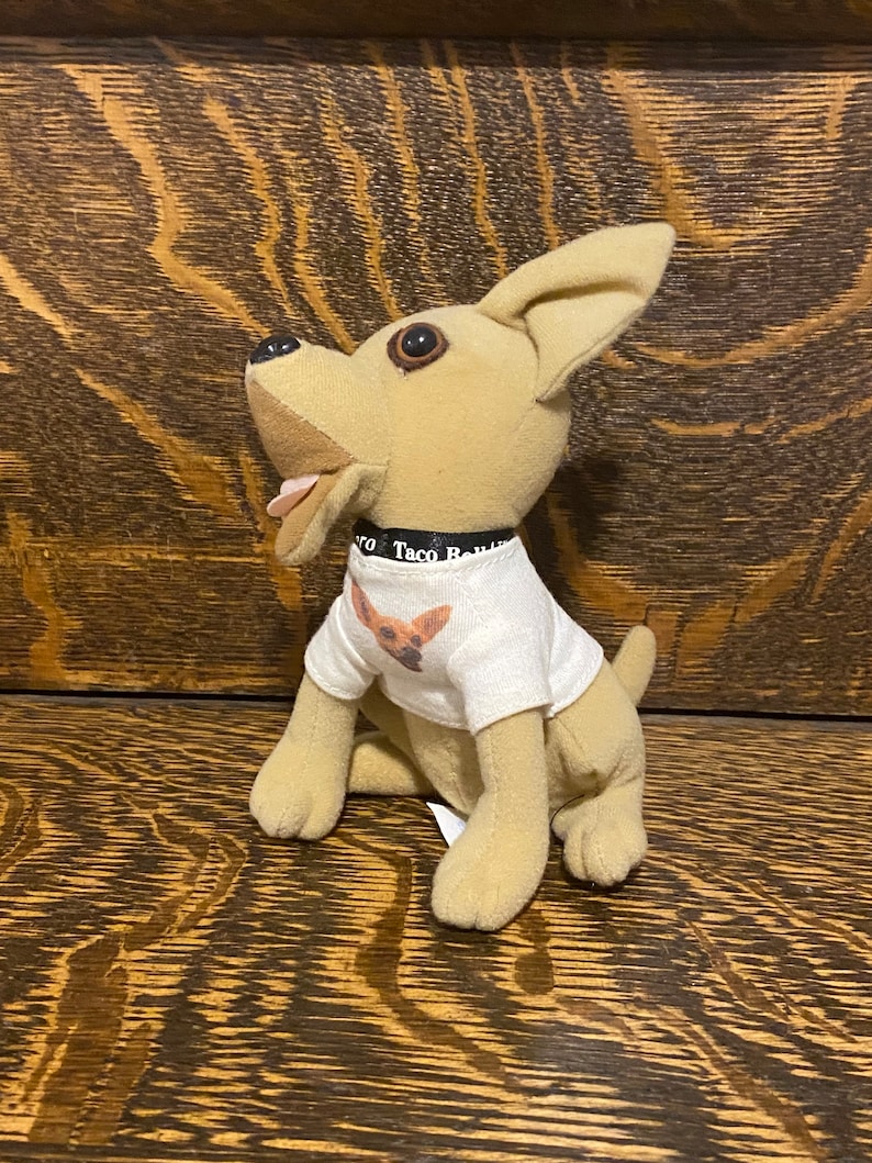 Retro Talking Taco Bell Chihuahua Mascot Dog Plush Toy Taco - Etsy