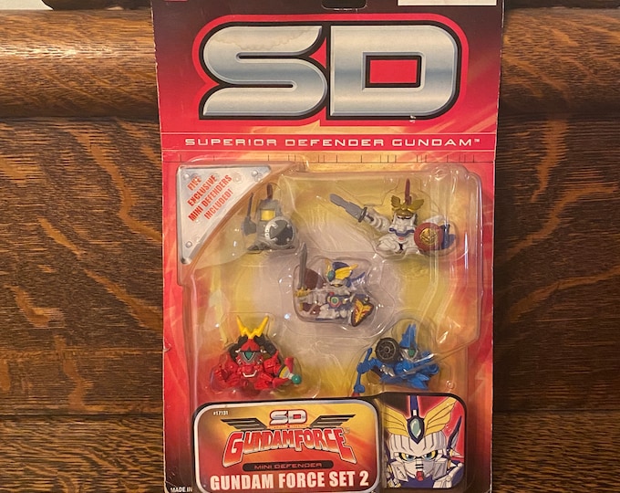 Vintage SD Gundam Force Bandai Gundam Figures Gundam Force Set 2 Rare ...