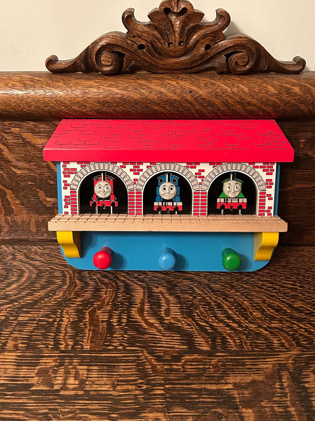 Vintage Thomas the Tank Engine Coat Hook - 2002 Clickity Clack Track ...