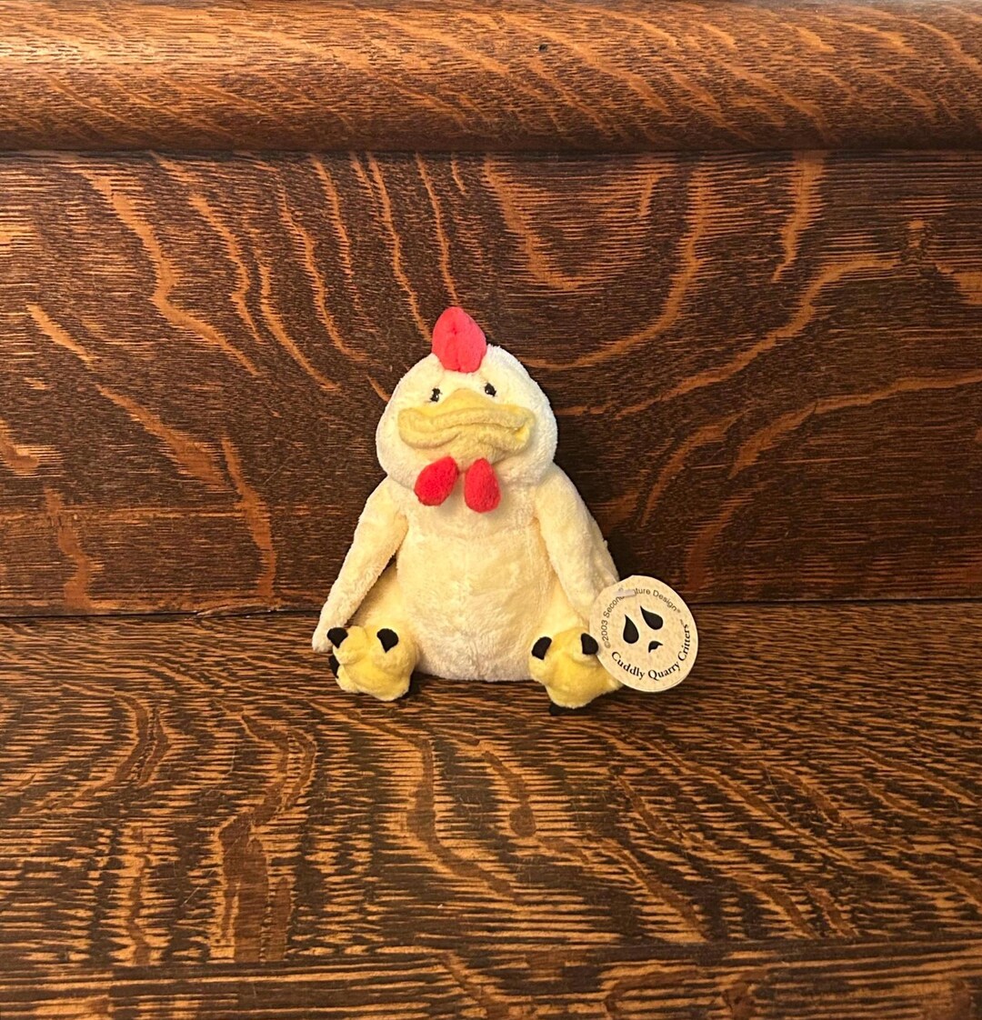 Vintage Cuddly Quarry Critters Crackers Chicken Plush 2003 Second ...