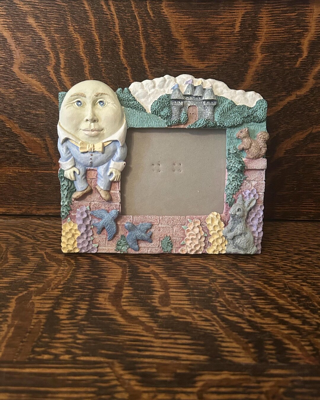 Vintage Humpty Dumpty Picture Frame 1992 Figi Graphics Hand Painted 3D ...