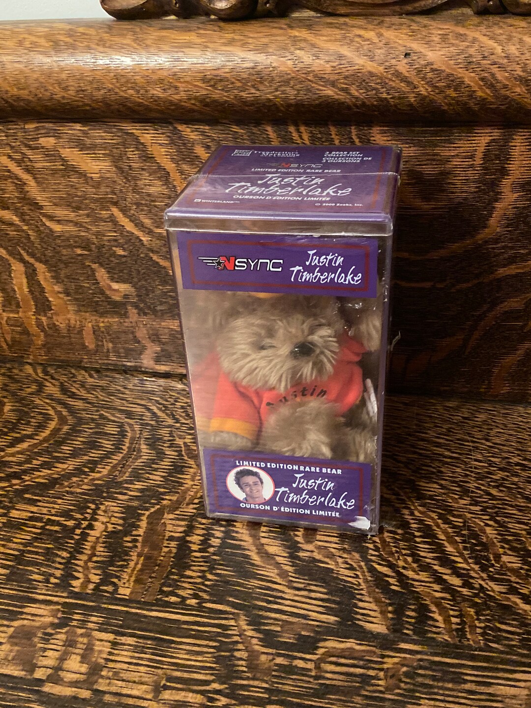 Nsync Justin Timberlake Collectors Teddy Bear 2000 Zekks Limited ...