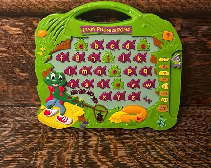 Vintage Leapfrog Leap Phonics Pond Learning Toy 2000 Leapfrog ...