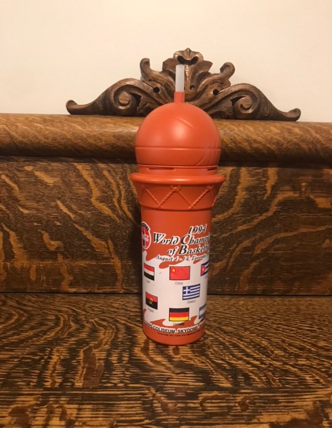 90’s Basketball World Championship Water Bottle 1994 Coca Cola ...