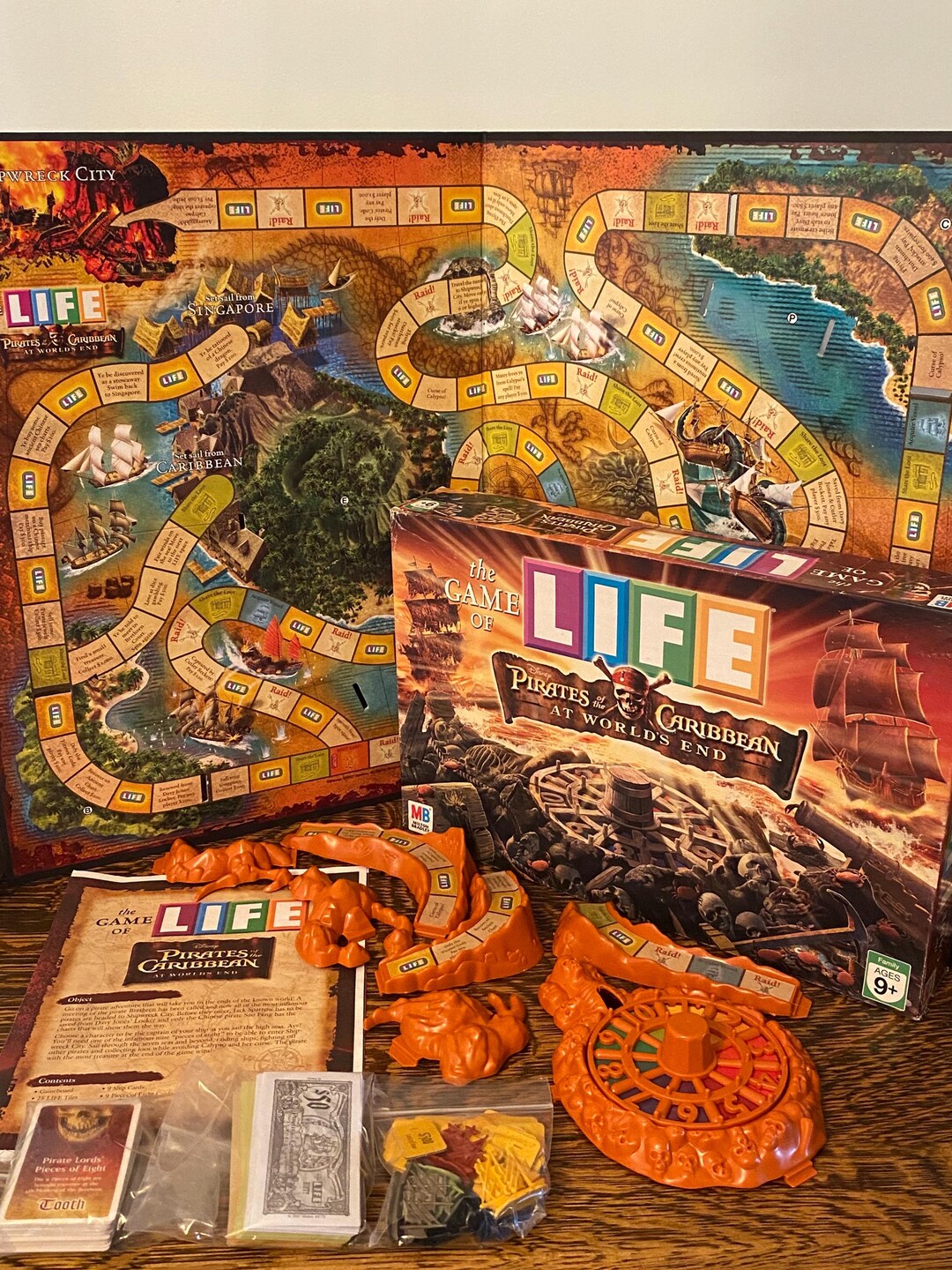 Milton Bradley LIFE Board Game Pirates of the Caribbean Edition - 2007 ...