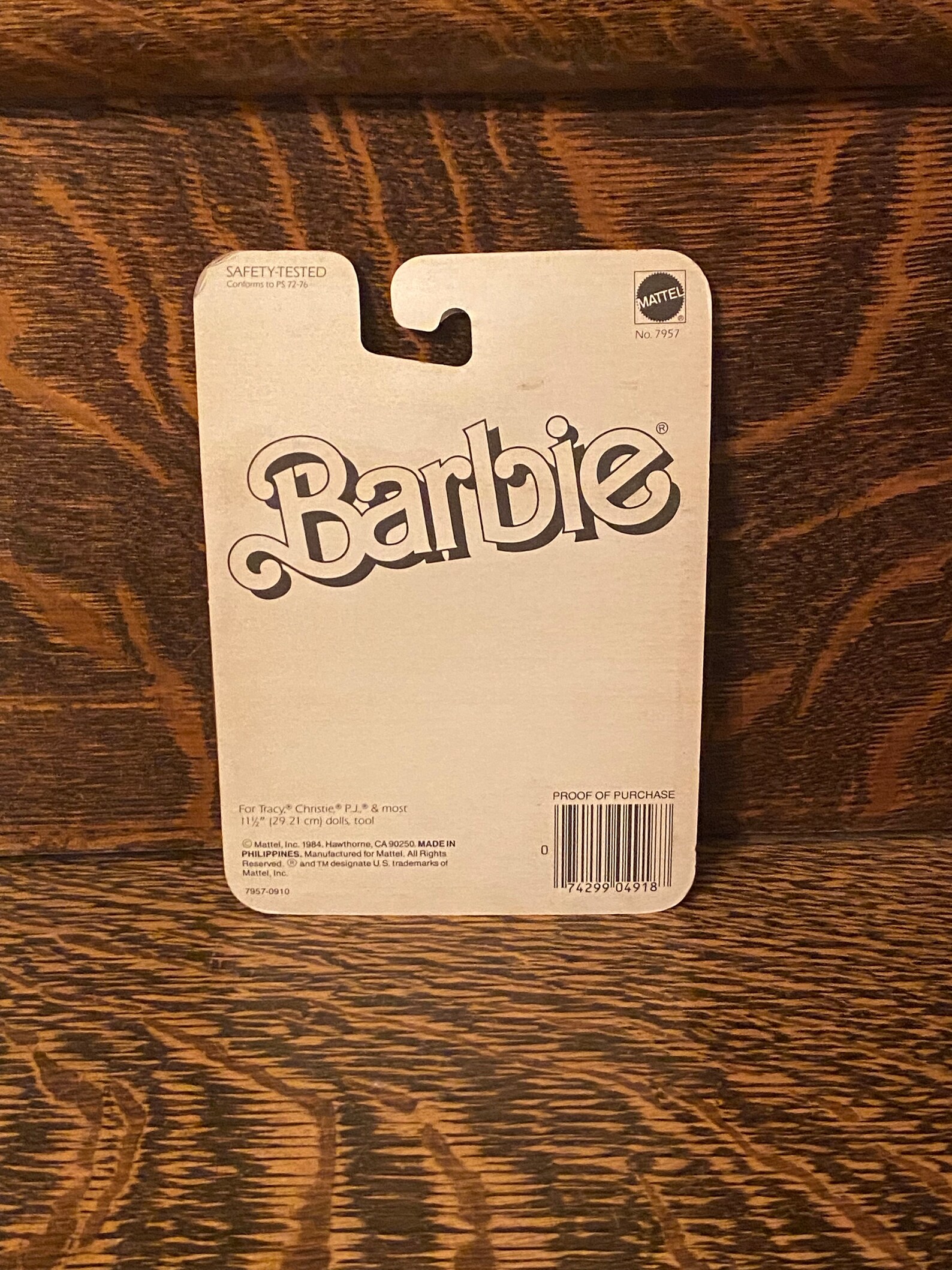 Vintage 1984 Barbie Fashions #7957 Fashion Extras Superstar Era Mattel ...