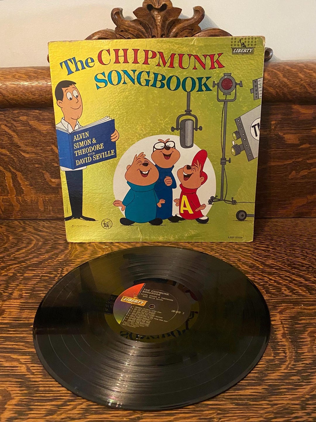 Alvin and the Chipmunks Vinyl Record 1962 the Chipmunk Songbook Liberty ...