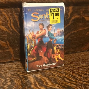 Sinbad Dreamworks VHS New Old Stock Movie Brad Pitt Catherine Zeta ...