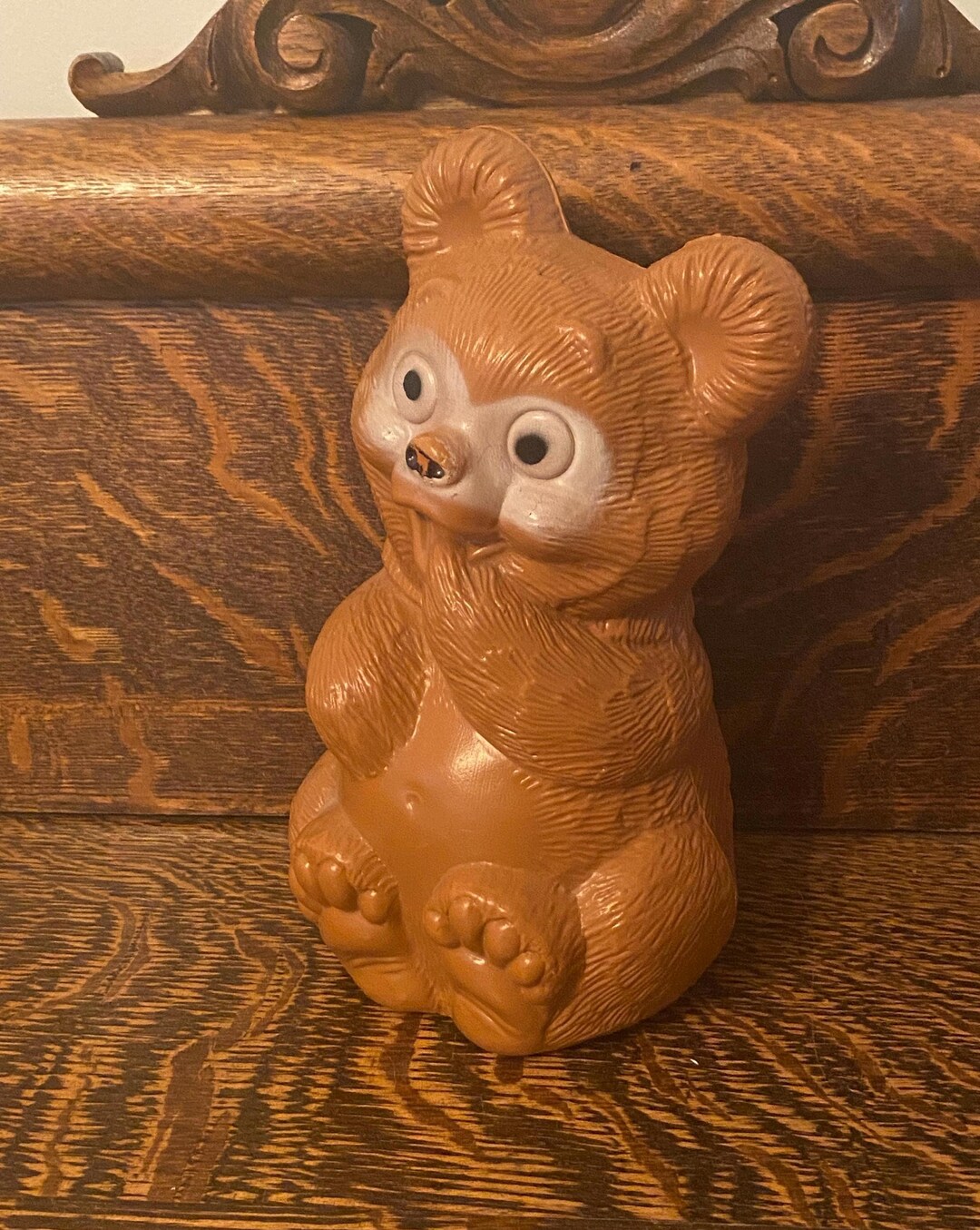1960’s Blow Mold Piggy Bank Reliable Toys Teddy Bear Coin Bank - Etsy