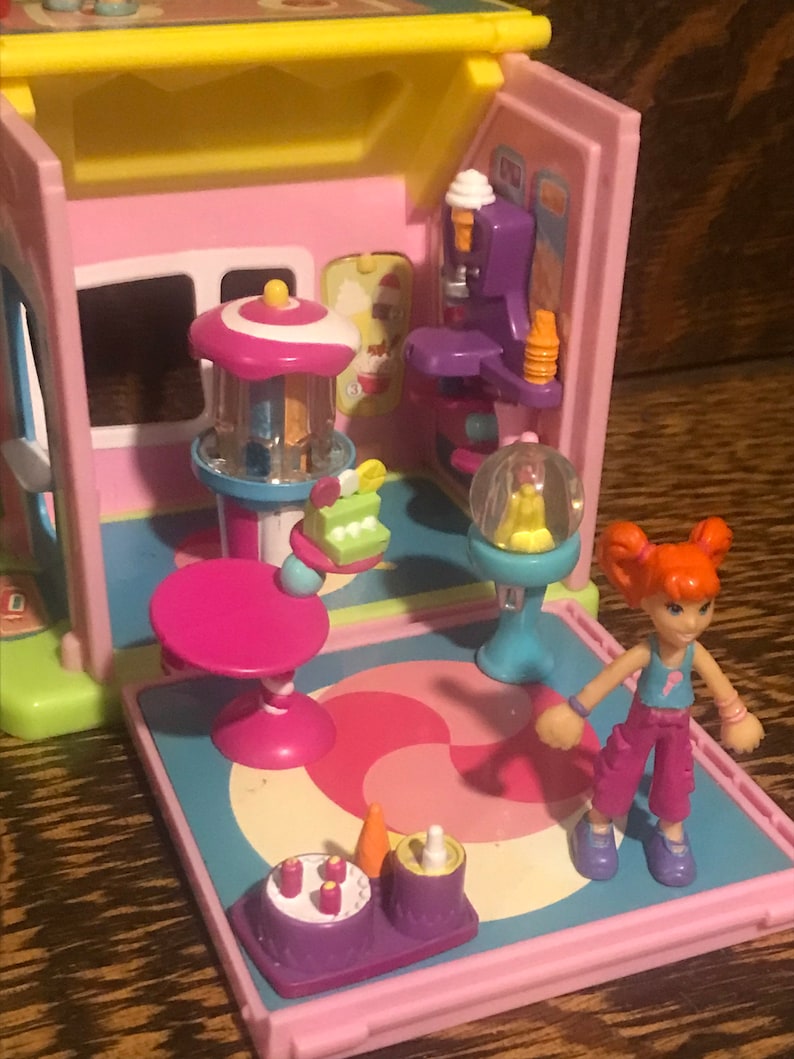 Polly Pocket Ice Cream Parlour Early 2000s Mattel Magnetic - Etsy