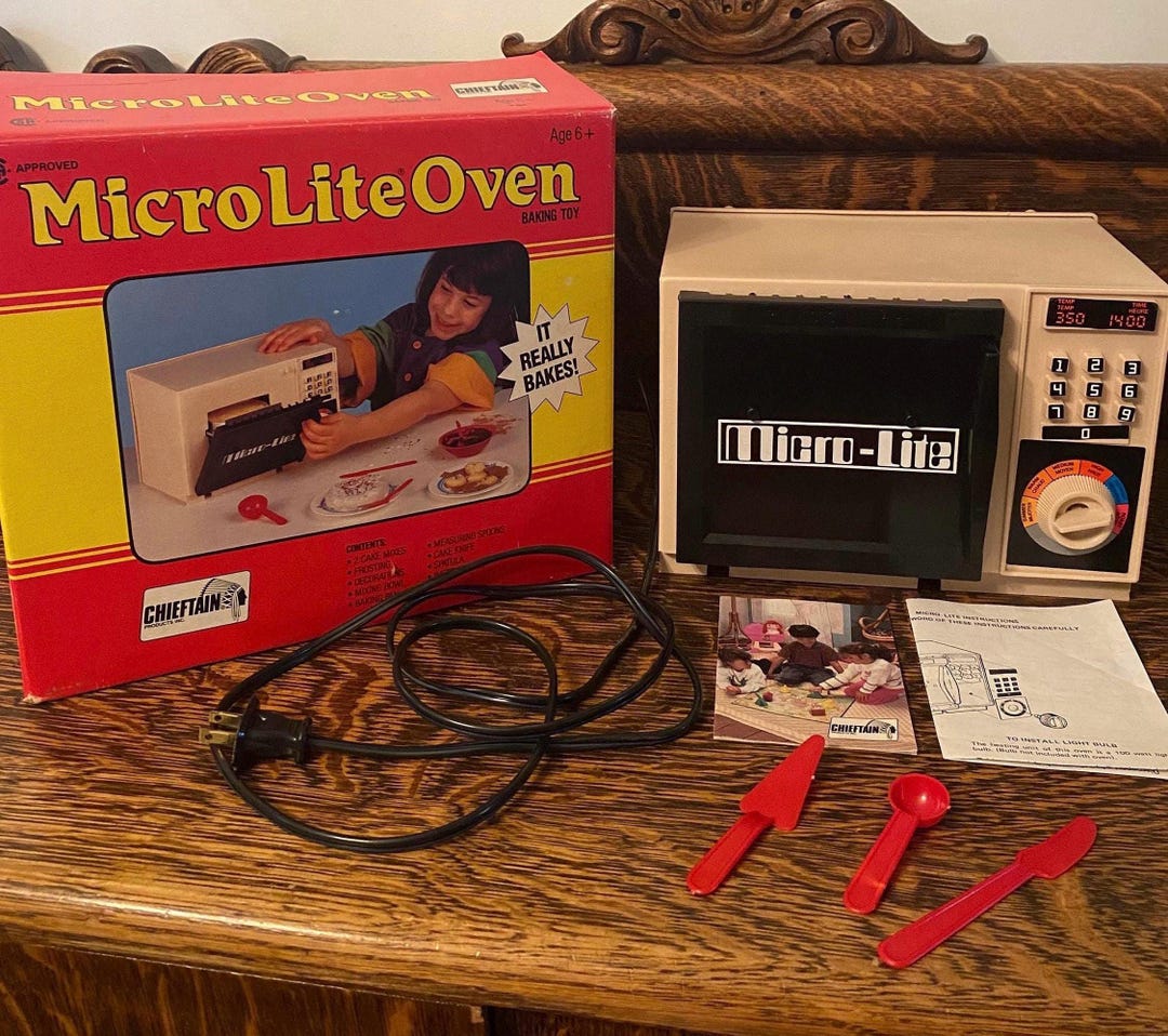 Vintage Micro-lite Oven Chieftain Products Portable Kids Oven Easy Bake ...