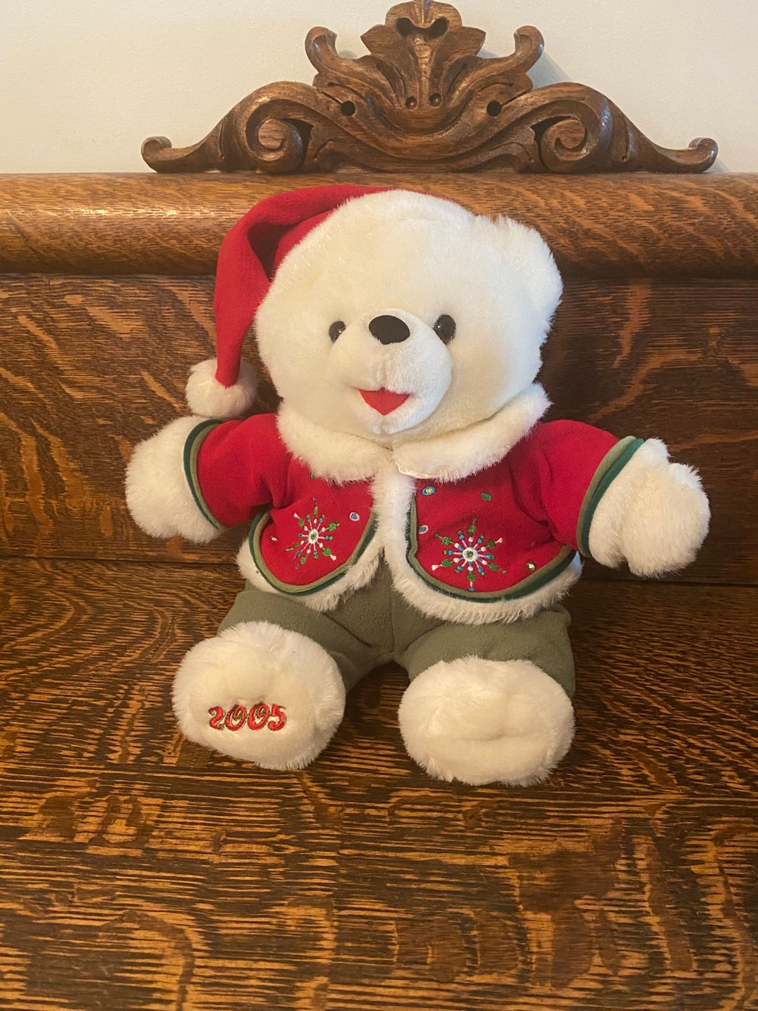 2005 Dan Dee Teddy Bear Christmas Plush Holiday Teddy - Etsy