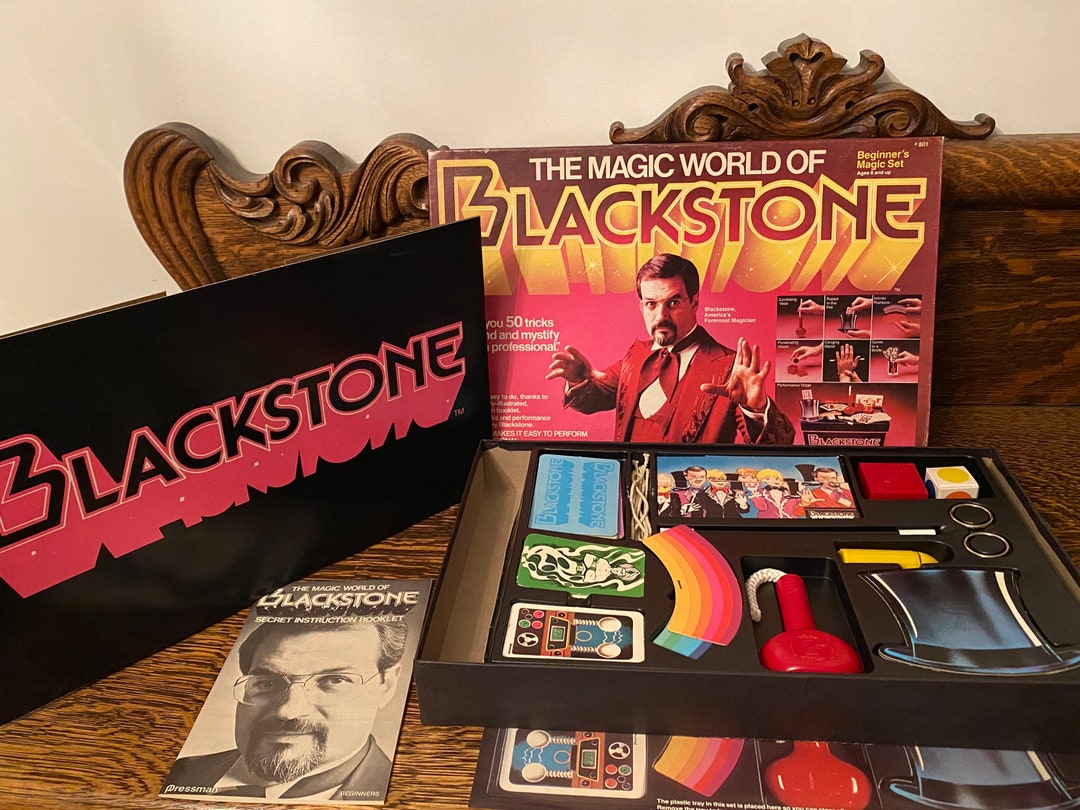 Vintage the Magic World of Blackstone Beginners Magic Set 1983 Pressman ...