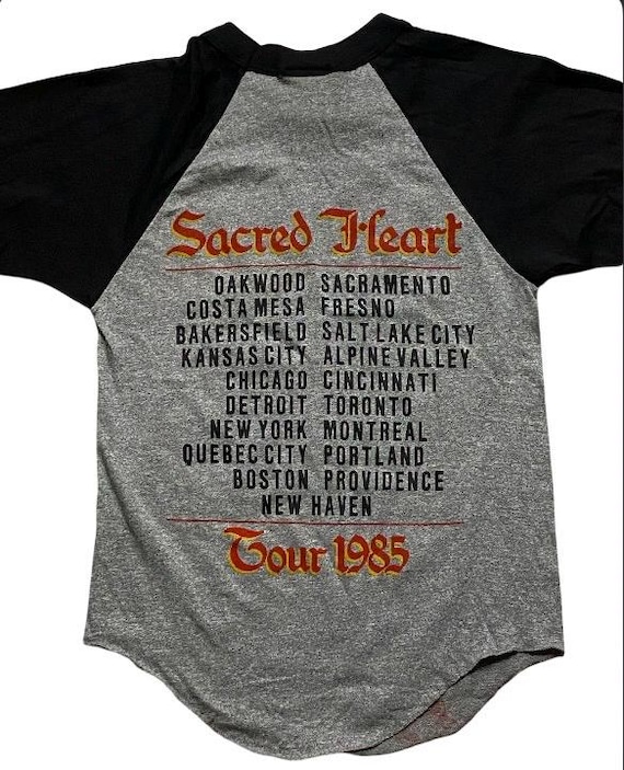 Rare Vintage 1985 DIO Sacred Heart Heavy Metal Tour S… - Gem