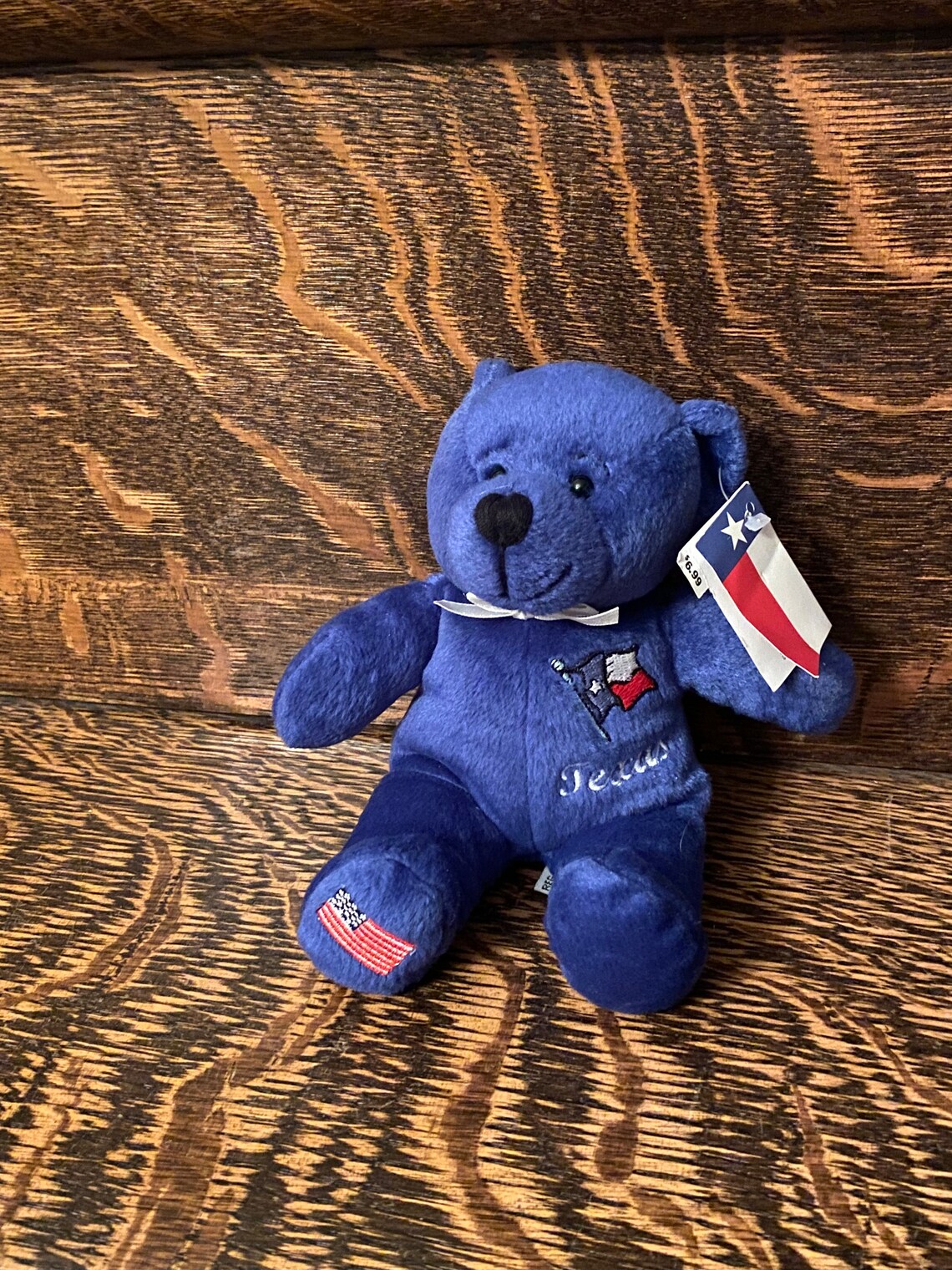 2004 Texas USA Bear Lone Star State Symbolz Bean Bag Toy Texas Souvenir ...