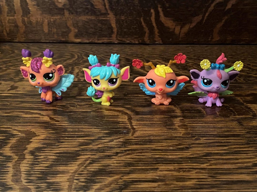 Littlest Pet Shop Fairies Figures LPS Toys Hasbro - Etsy