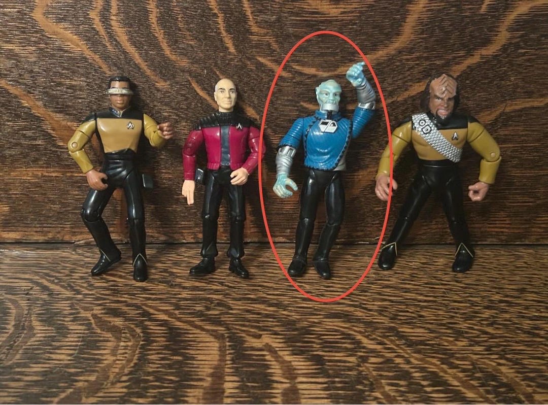 Vintage Playmates Star Trek the Next Generation Action Figure Mordock ...