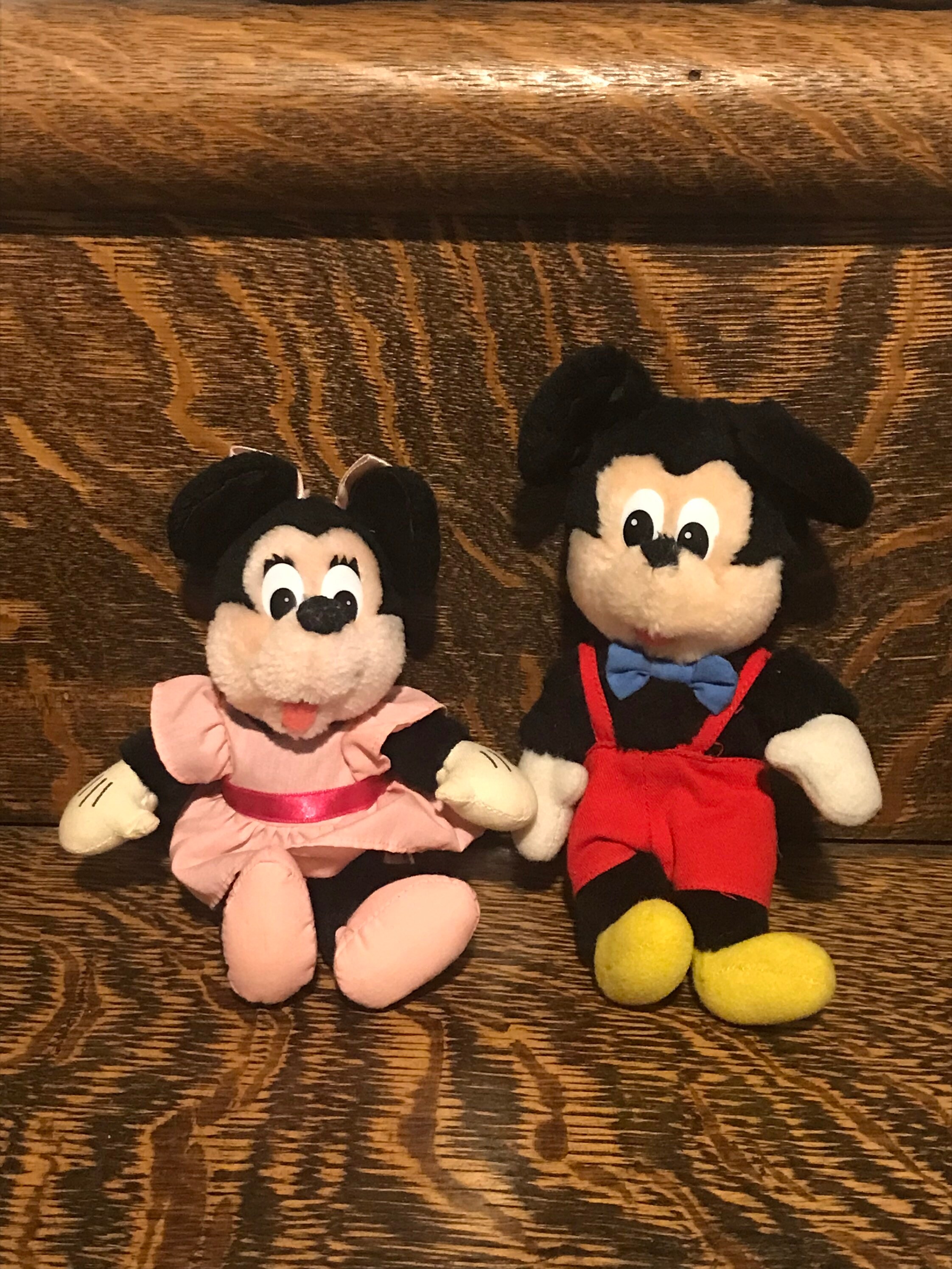 Vintage Mickey Mouse Minnie Mouse Plush Dolls Stuffed Toys | Etsy