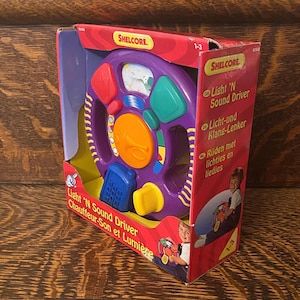 1999 Shelcore Light ‘N Sound Driver Toy Baby & Toddler Driving Toy for ...
