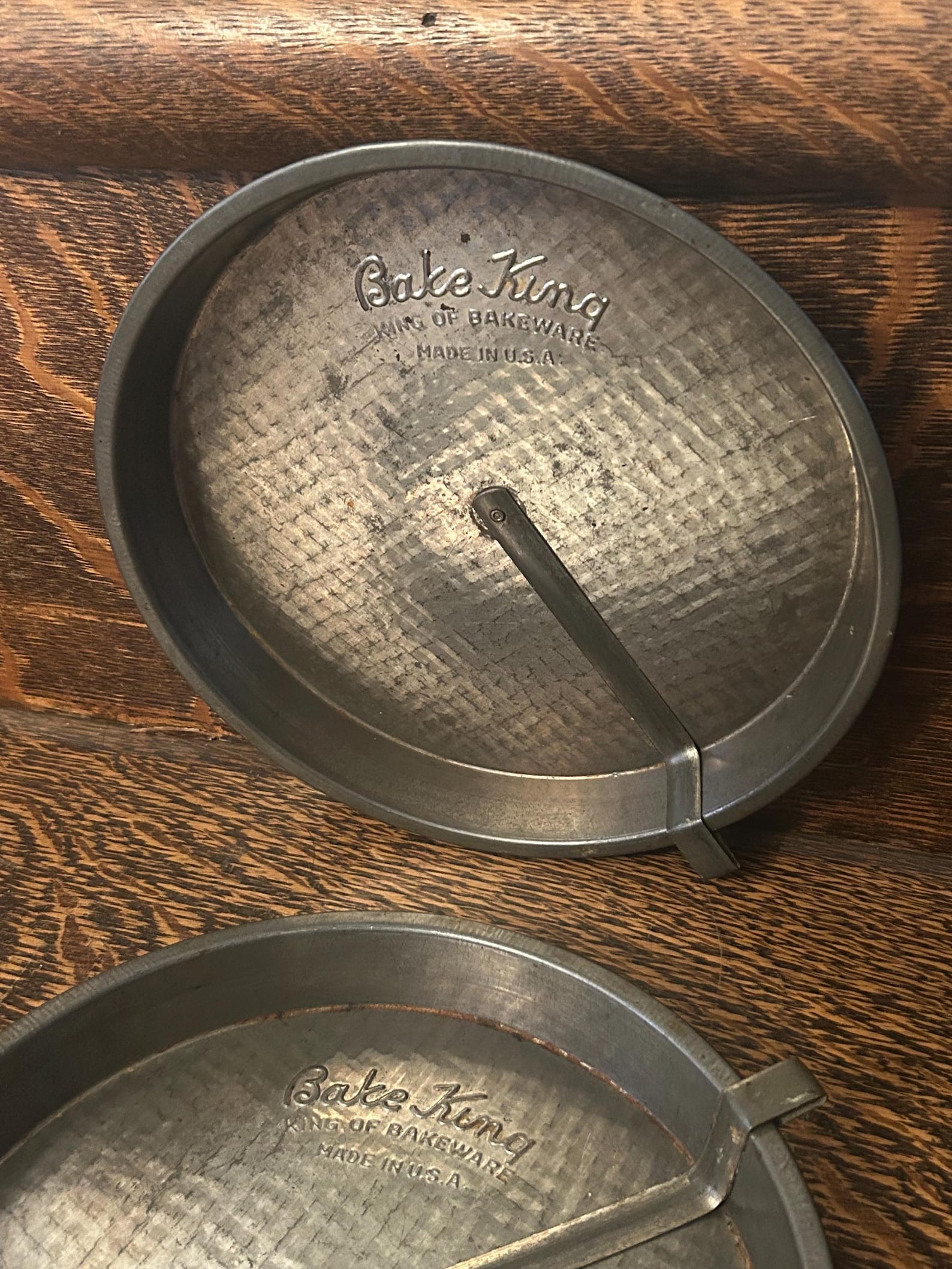 Vintage Bake King Easy Release Cake Pans Release Slider Metal Cake Pans ...