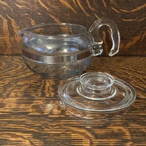 Vintage Pyrex Flameware Kettle Coffee Pot Teapot Heat Resistant Glass 6 ...