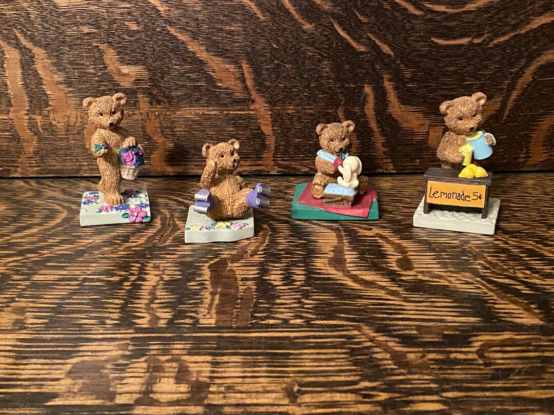 Avon Collectible Figurines Days of the Week Bears - Etsy