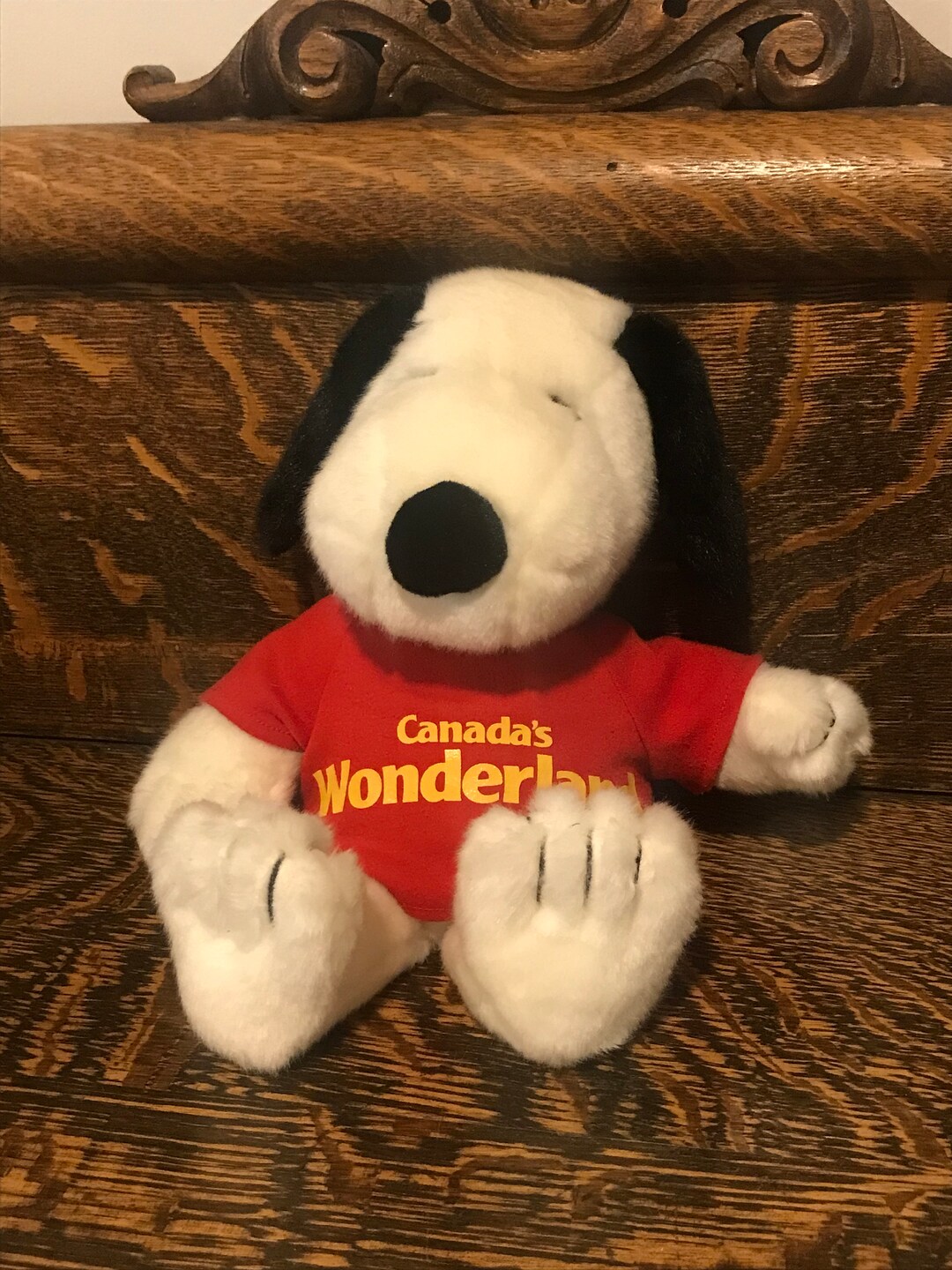 Canada’s Wonderland Snoopy Plush Hand Puppet Amusement Park ...