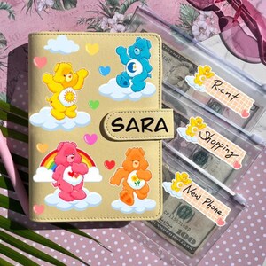 Anime Cute Bear BUDGET BINDER, Personalized Images Monthly Budget ...