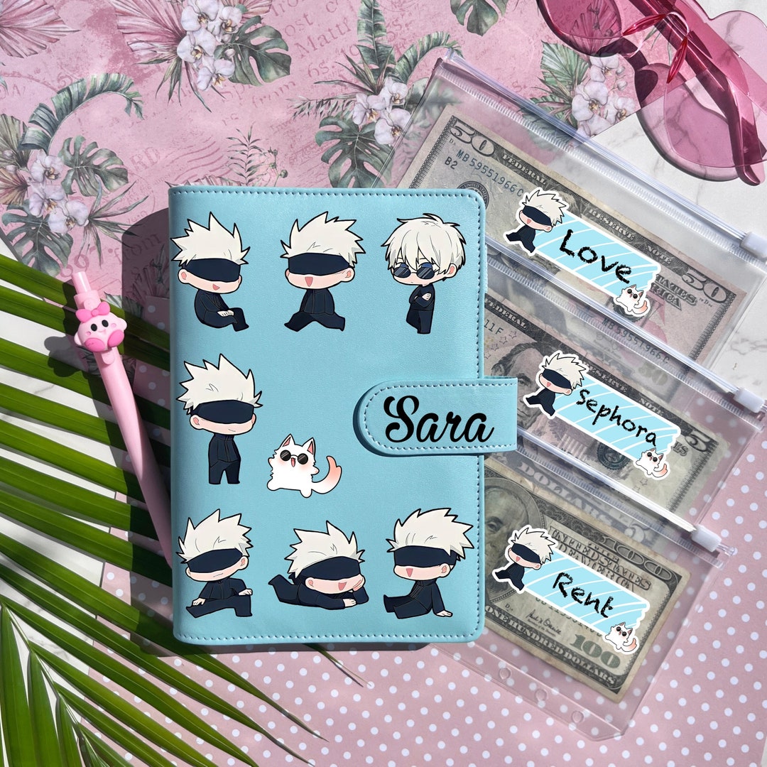 Anime JJK Anime BUDGET BINDER, Personalized Images Monthly Budget ...