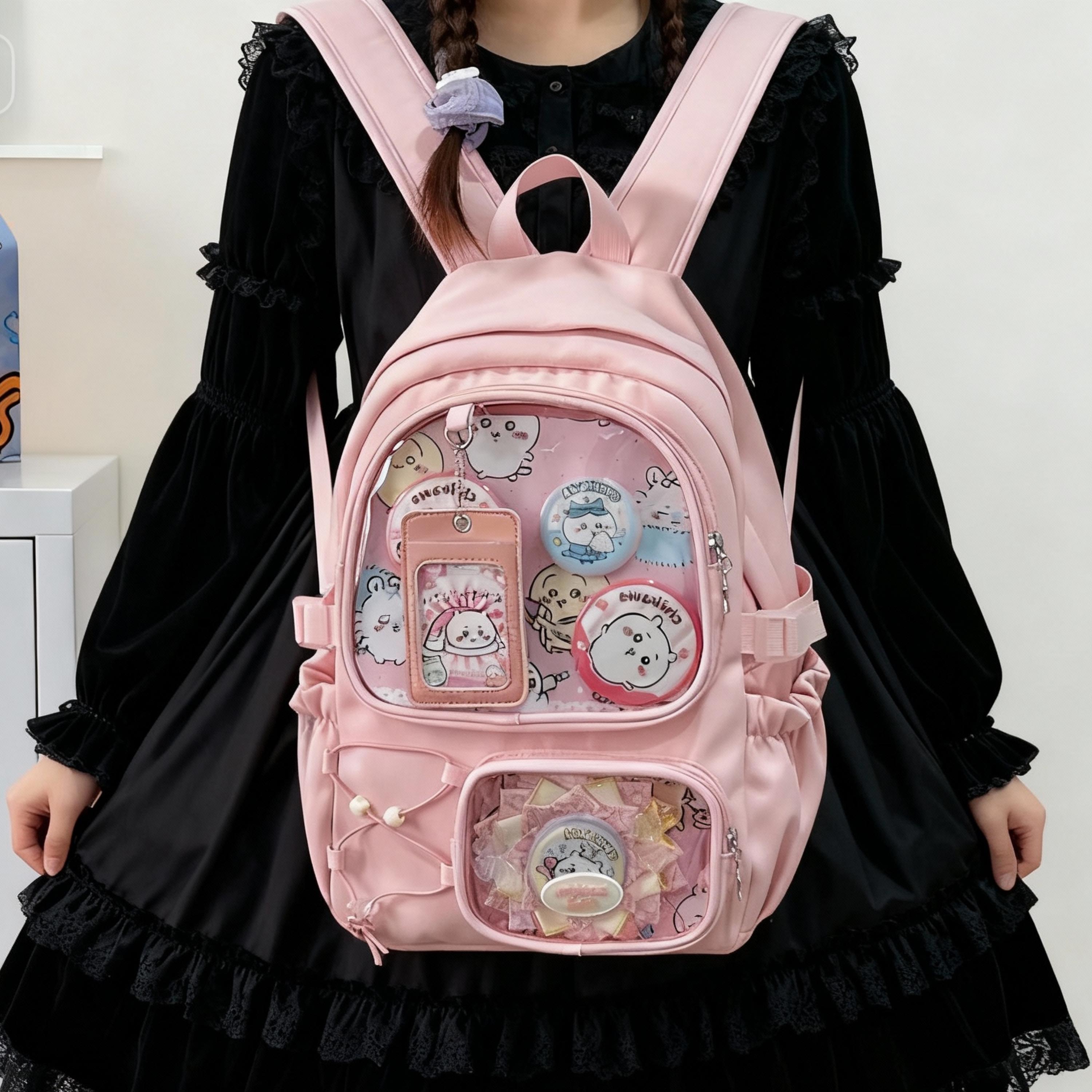 Large Ita Backpack With 2 Clear Window, ITA Backpack,enamel Pin Display ...