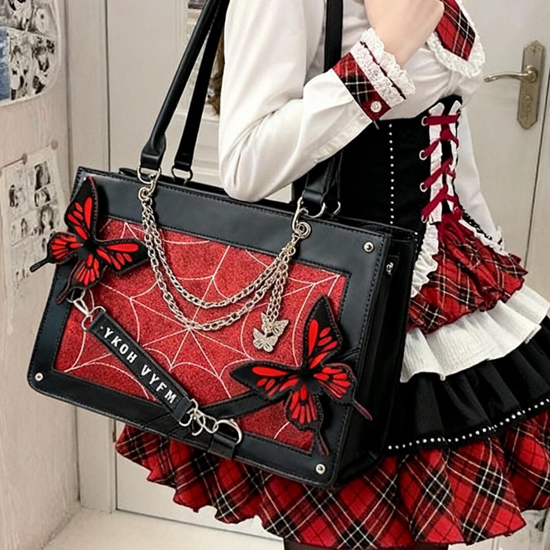 Butterfly Ita Bag, Anime Ita Bag, Kawaii Display Bag, Enamel Pin Ita ...