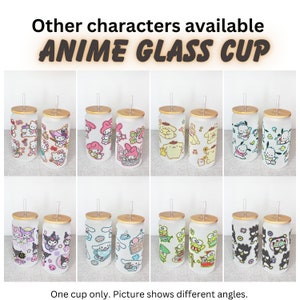 Anime Beer Can Glass, Iced Coffee Cup Anime Merch, Boyfriend Birthday ...