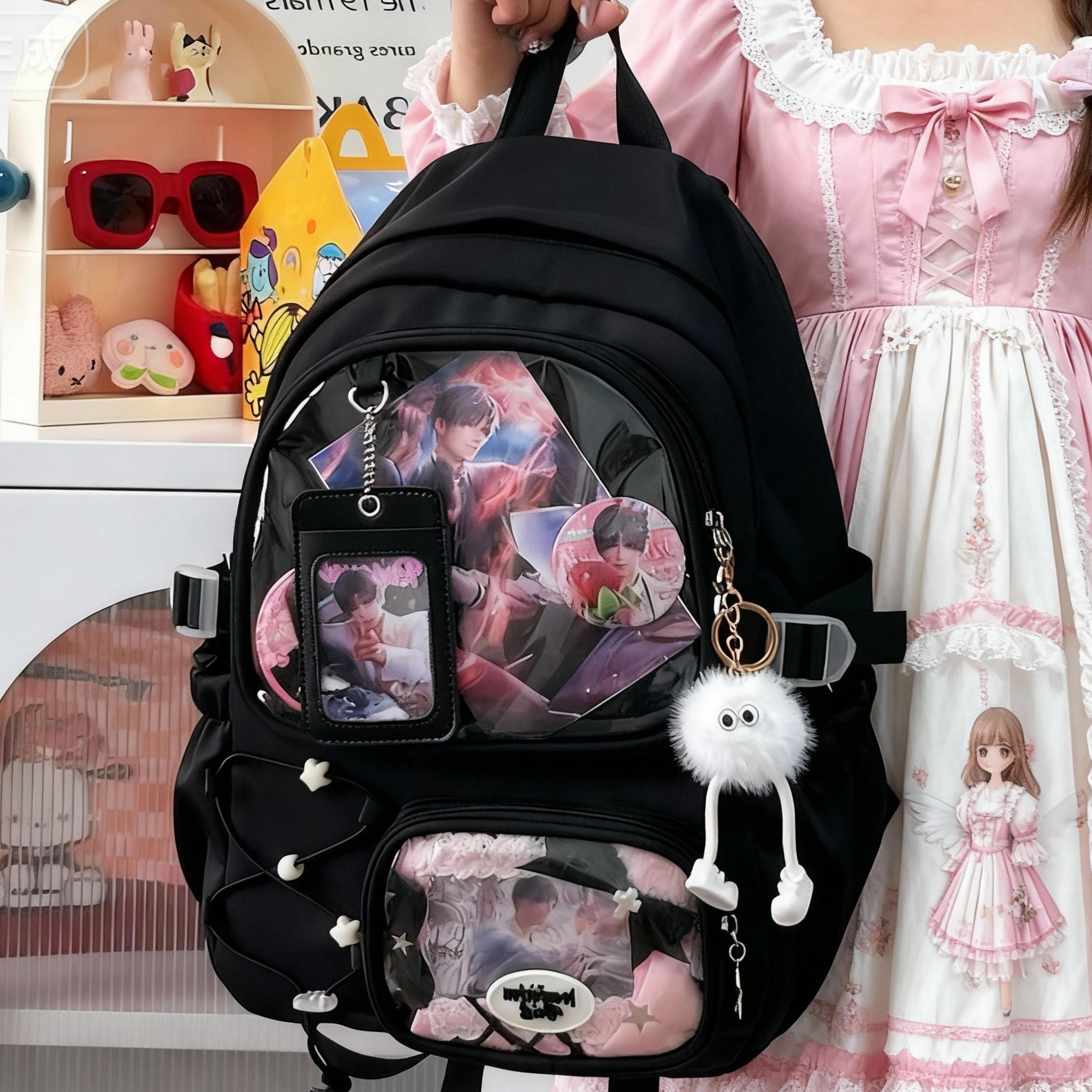 Large Ita Backpack With 2 Clear Window, ITA Backpack,enamel Pin Display ...