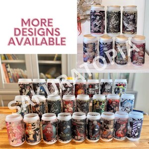 Anime Beer Can Glass, Iced Coffee Cup Anime Merch, Boyfriend Birthday ...