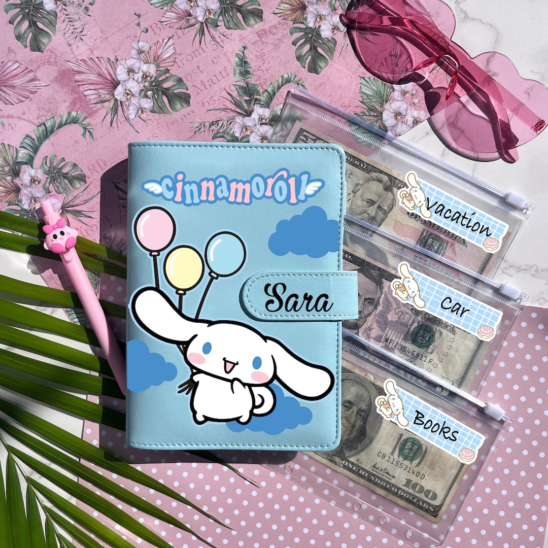 Kawaii Cute Anime Dog BUDGET BINDER, Personalized Images Monthly Budget ...