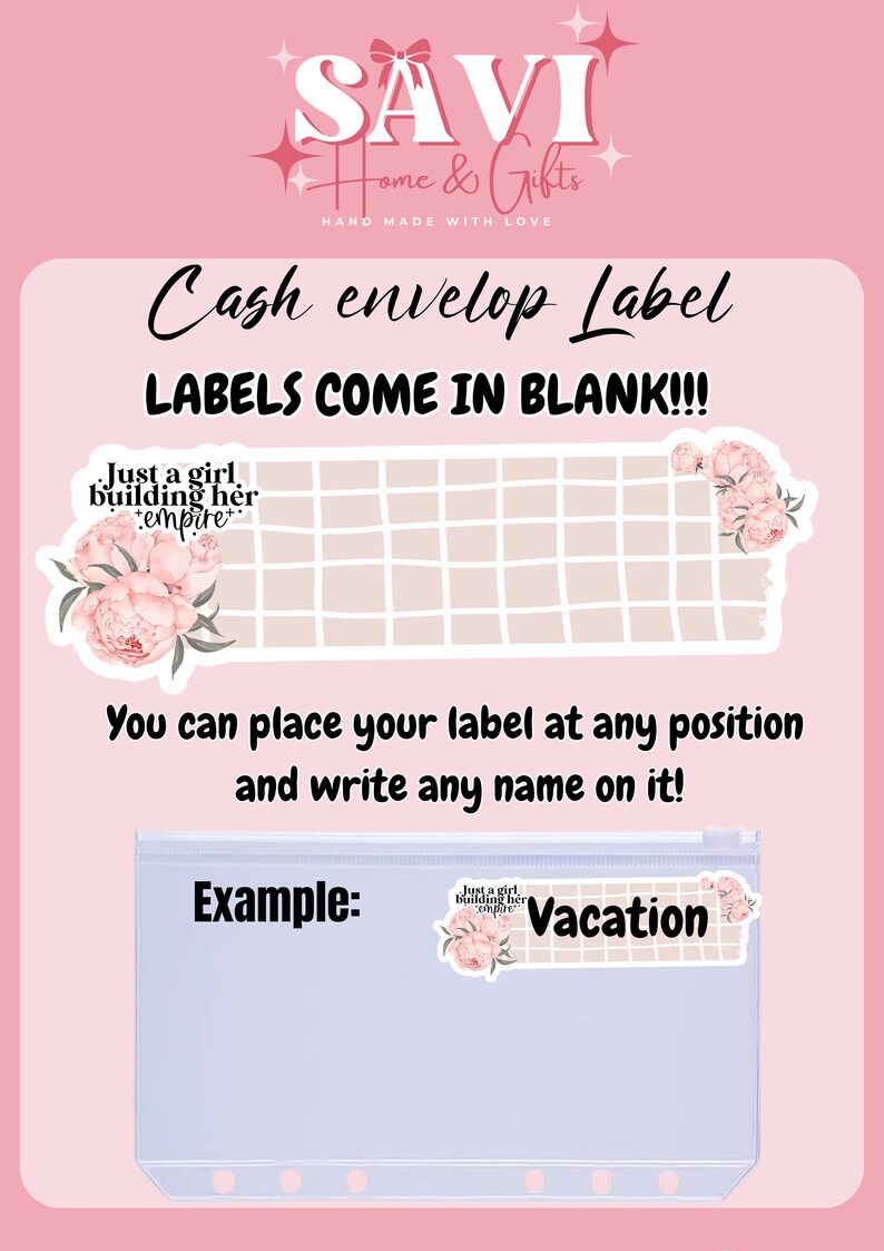 Girl Boss BUDGET BINDER Personalized Images Monthly Budget - Etsy