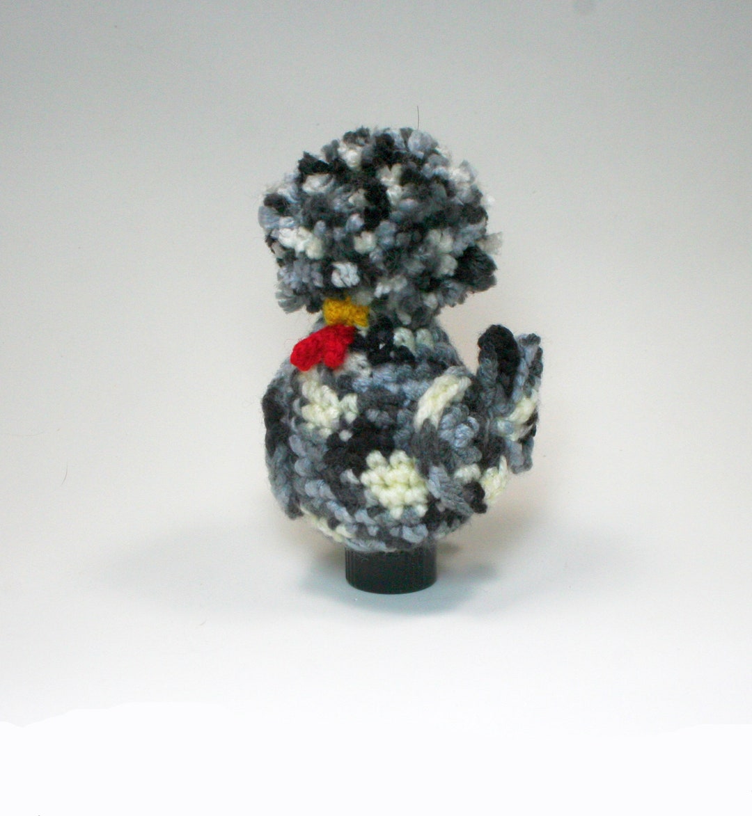 Black and White Specked Polish, Chicken Ornament, Chicken Decoration ...