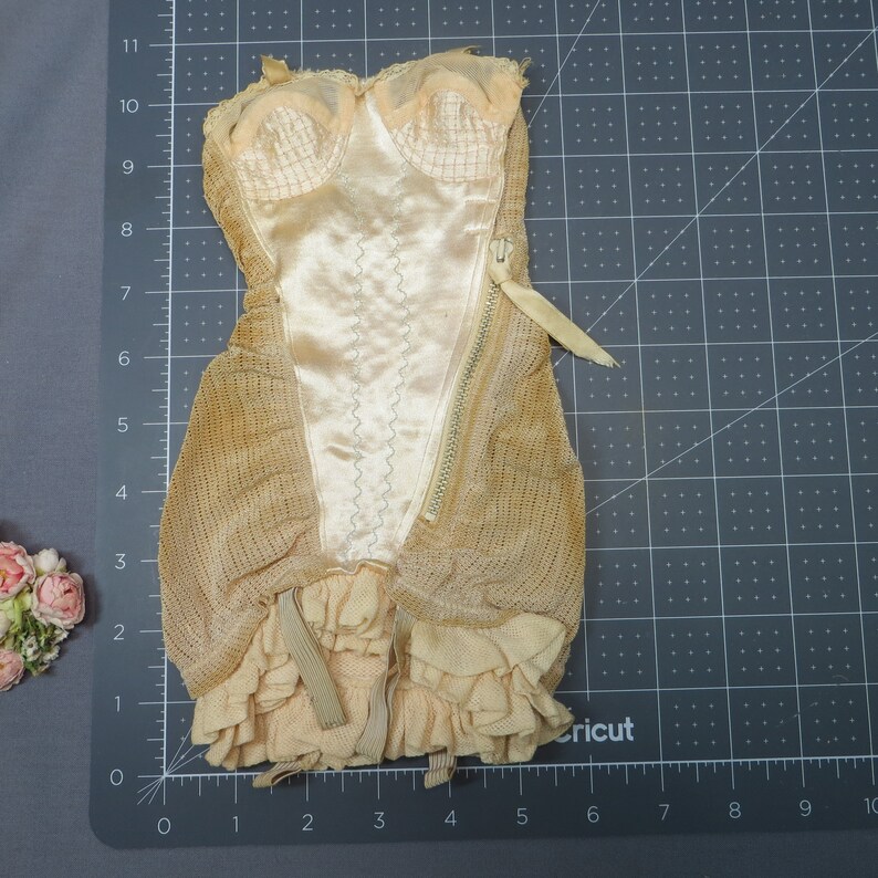 1930 Mannequin CORSET GIRDLE BRA Salesman Sample Advertisement Tag ...