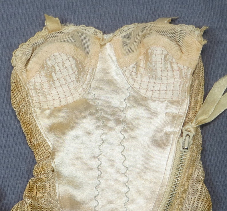1930 Mannequin CORSET GIRDLE BRA Salesman Sample Advertisement Tag ...