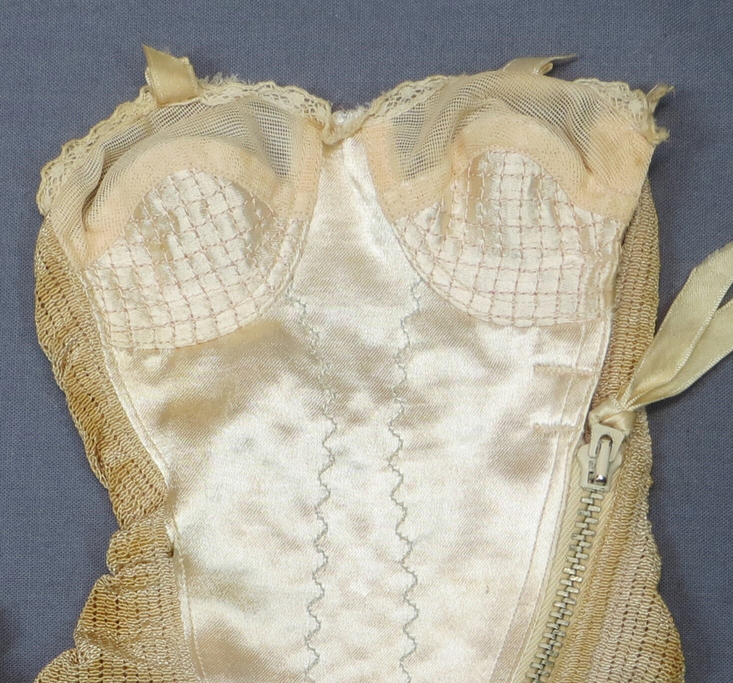 1930 Mannequin CORSET GIRDLE BRA Salesman Sample Advertisement Tag ...